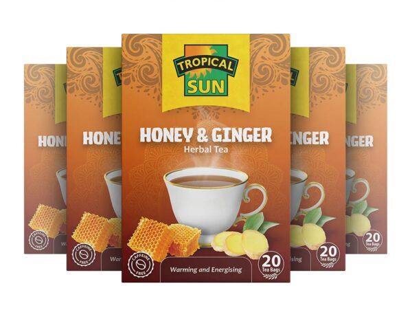 Tropical Sun Honey And Ginger, 20 Tea Bags 70g - Teas.co.uk | Buy Tea ...